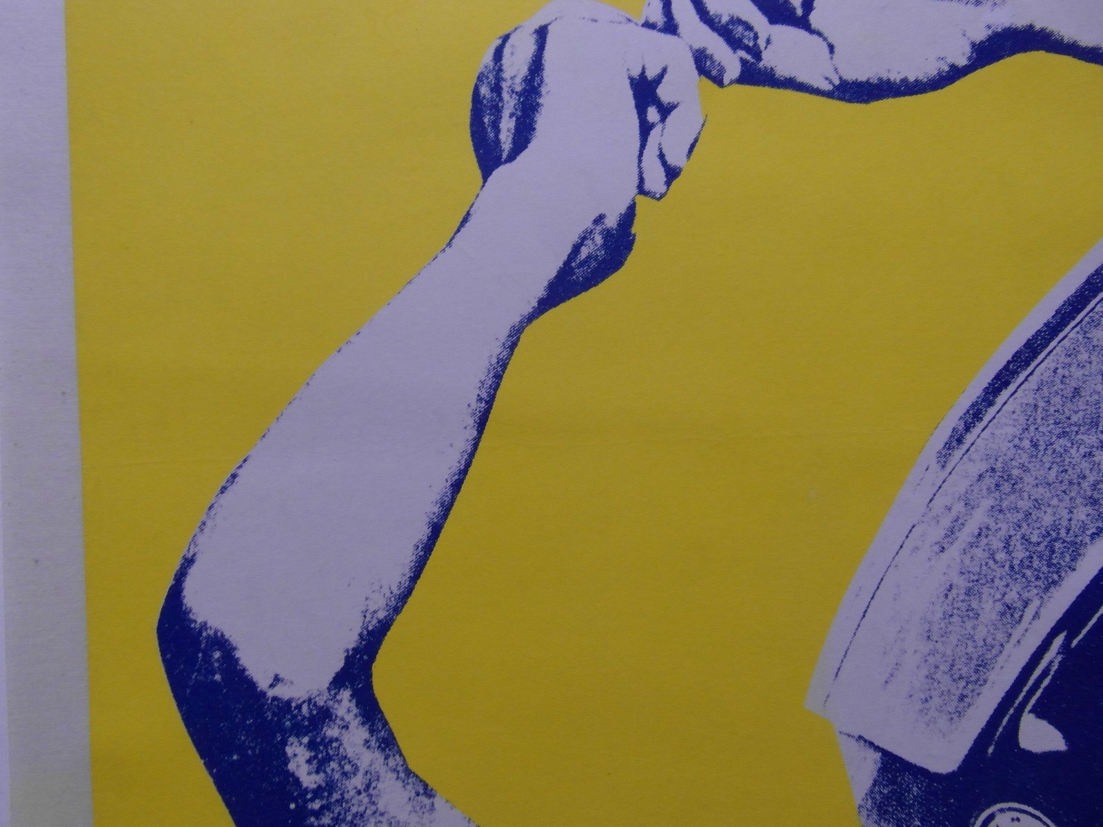 Rare Original 1977 Buzzcocks 'Orgasm Addict' United Artists Promotional Poster - Iconic Poster Art