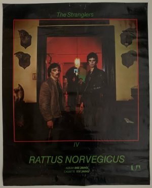 Rare Original 1977 The Stranglers Promotional Poster for their Debut ...